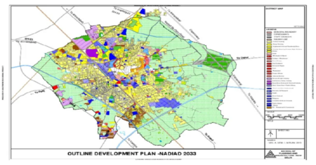 Tourist Map Guide of Nadiad - Gujarat Orbit