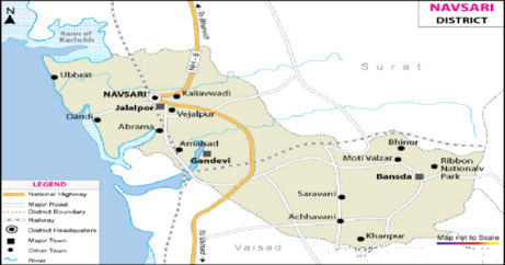 Tourist Map Guide of Navsari - Gujarat Orbit