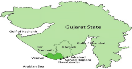 Tourist Map Guide of Veraval - Gujarat Orbit